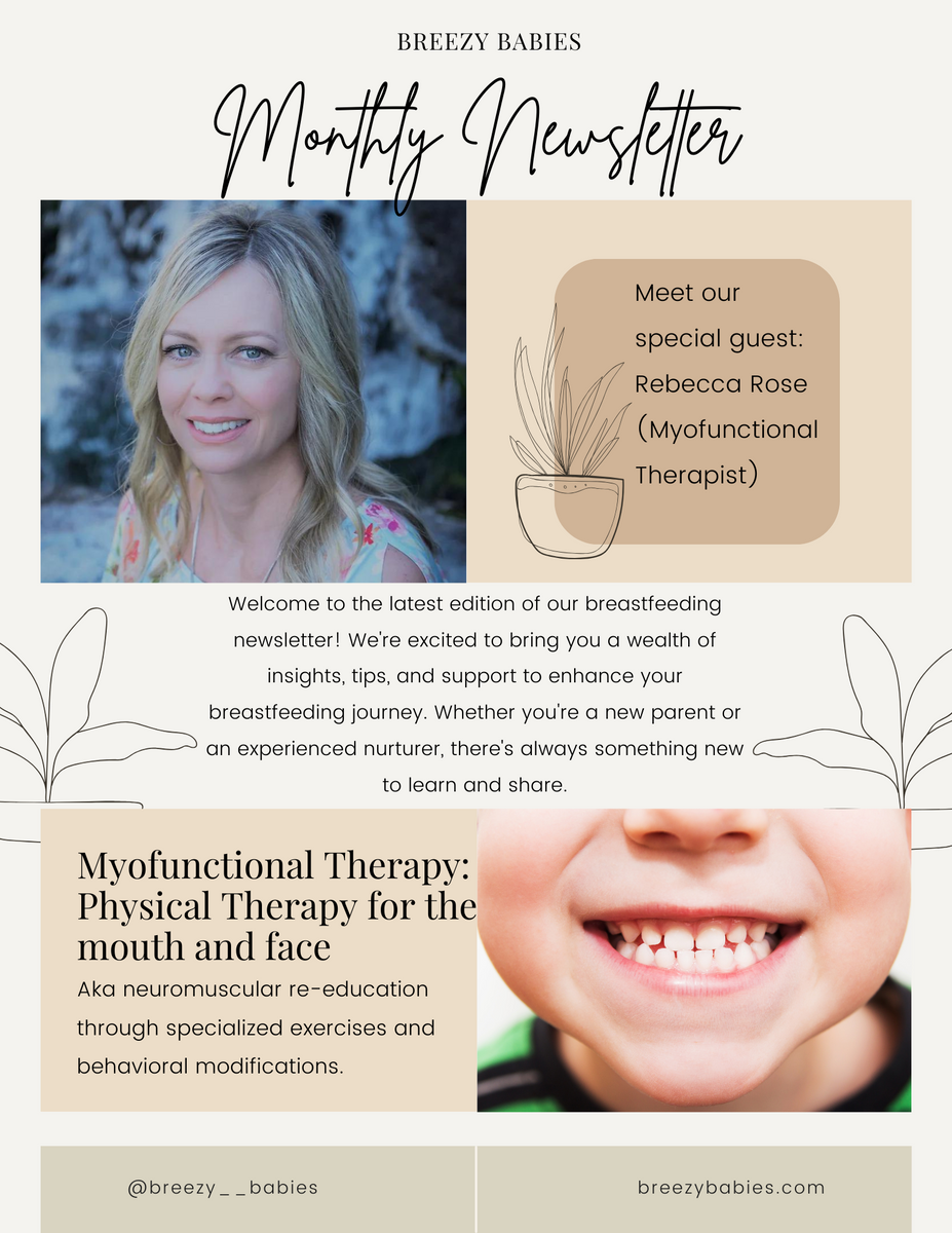 Myofunctional Therapy with guest Rebecca Rose – Breezy Babies
